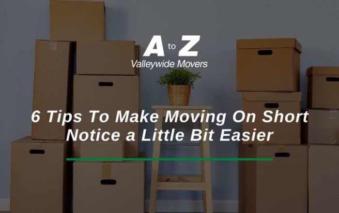 Moving Company in Gilbert | A to Z Valley Wide Movers