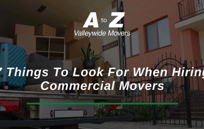 Moving Company in Gilbert | A to Z Valley Wide Movers