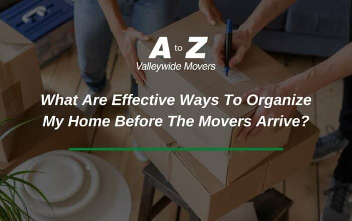 Moving Company in Gilbert | A to Z Valley Wide Movers